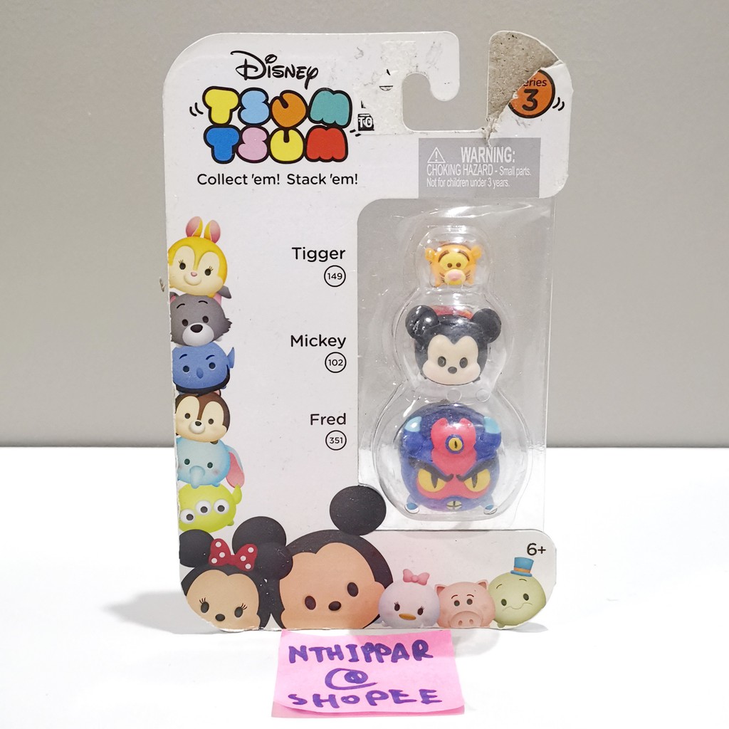 ++ ขาย Tsum Tsum Disney Series 3 แบบแพ็ค 3 ตัว 3 ไซส์ S M L ของแท้ ของ ...