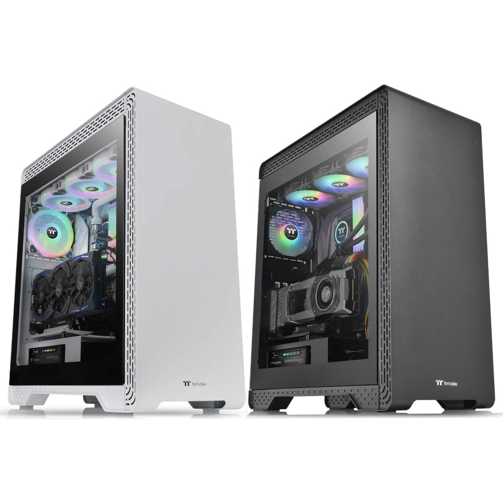 Thermaltake S500 Tempered Glass ATX Mid-Tower Computer Case CA-1O3 ...