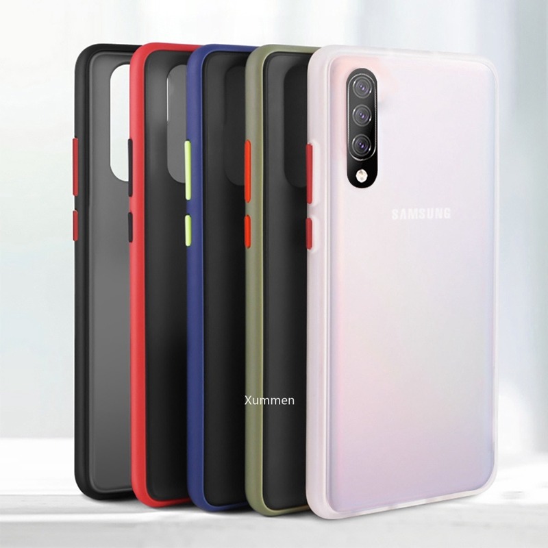 Samsung Galaxy A50 เคสกันกระแทก Matte Cover สําหรับ Samsung A20 A30 A70 ...
