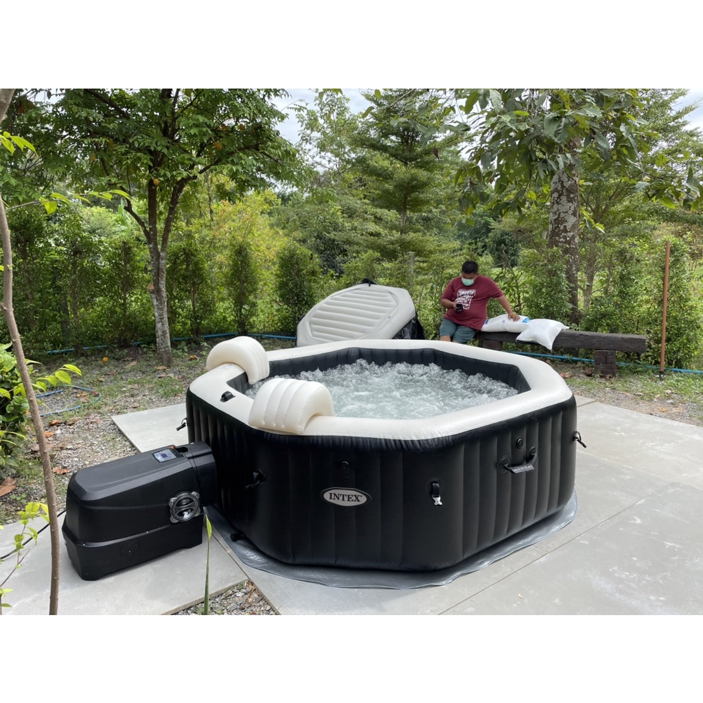 Intex 28462 Pure Spa Jet & Bubble Deluxe อ่างสปา ระบบเกลือบำบัด สำหรับ ...