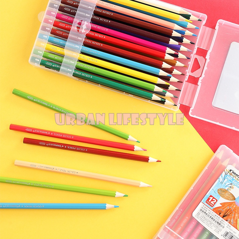 Changli สีไม้ ดินสอสี แท่งยาว ชุด 12 / 24 สี color pencils รุ่น HP-6693 ...