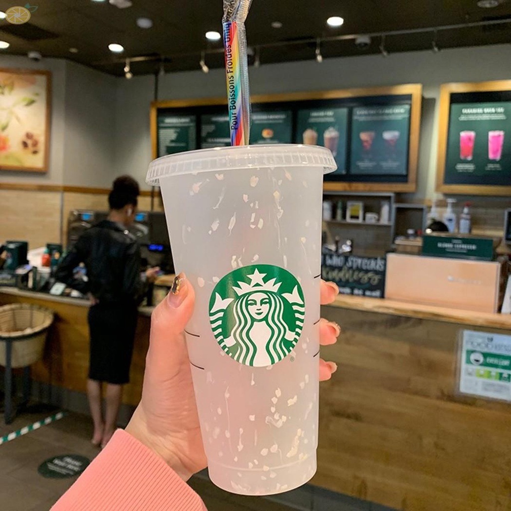 แก้วน้ํา Starbucks Pp สีใสพร้อมฝาปิดขนาด 700 มล 1 ชิ้น | Shopee Thailand