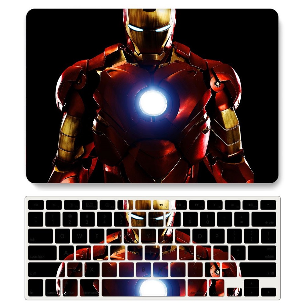 Marvel Avengers Iron Man กรณี Ironman สําหรับ MacBook ใหม่ Pro Air 13 ...