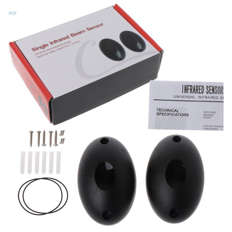 ROX 12V or 24V Active Photoelectric Single one 1 infrared Beam Sensor ...