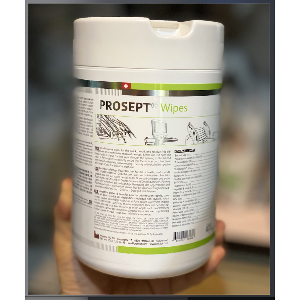 PROSEPT แผ่นเช็ดทำความสะอาด 250Sheets | Shopee Thailand