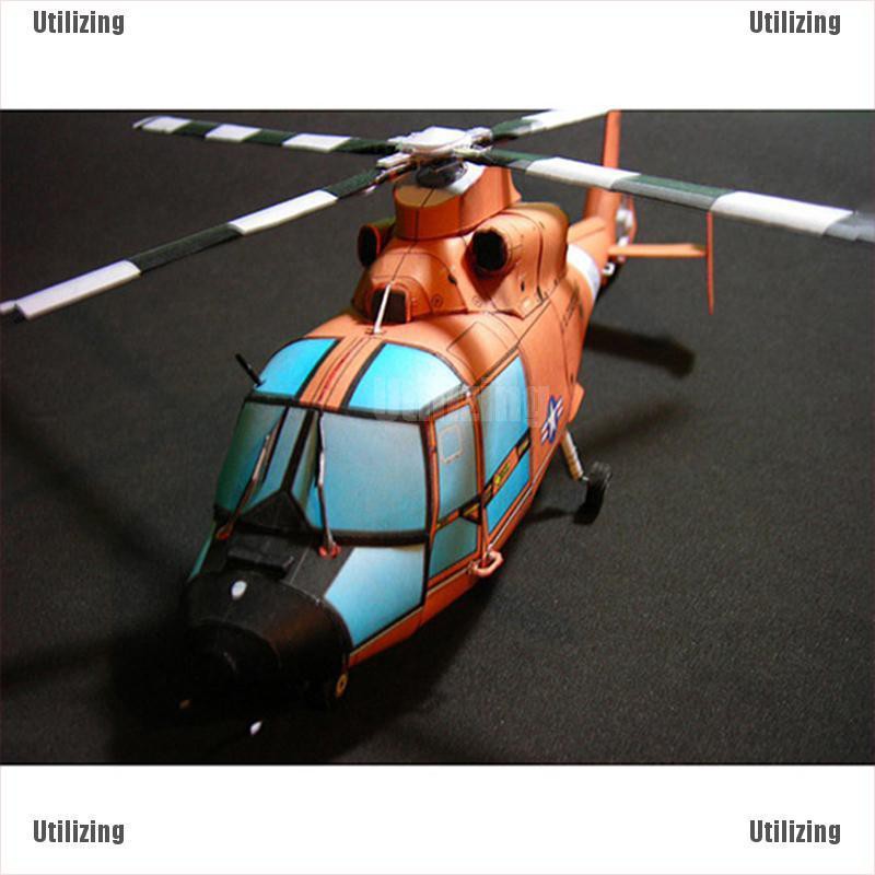 Utilizing 1:48 ยุโรป hh - 65 a เฮลิคอปเตอร์กระดาษแฮนด์เมด diy | Shopee ...