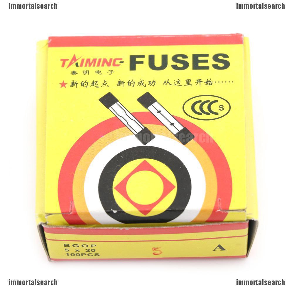 【ICE】 100PCS 10A 250V Fuses 10 Amp Fast-Blow Fuse 5mm x 20mm F10AL250V ...