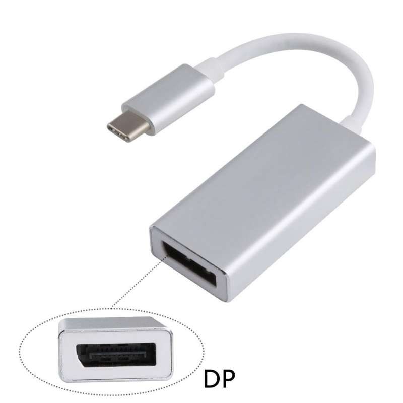USB-C Type C To Displayport USB 3.1 To DP Female HDTV Output Adapter ...