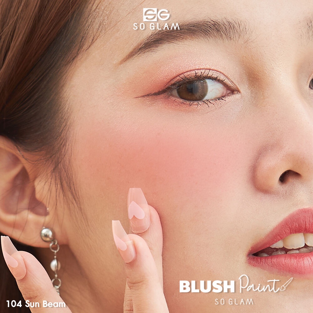 So Glam Blush Paint 3g โซ แกลม ผลิตภัณฑ์ตกแต่งพวงแก้ม. | Shopee Thailand