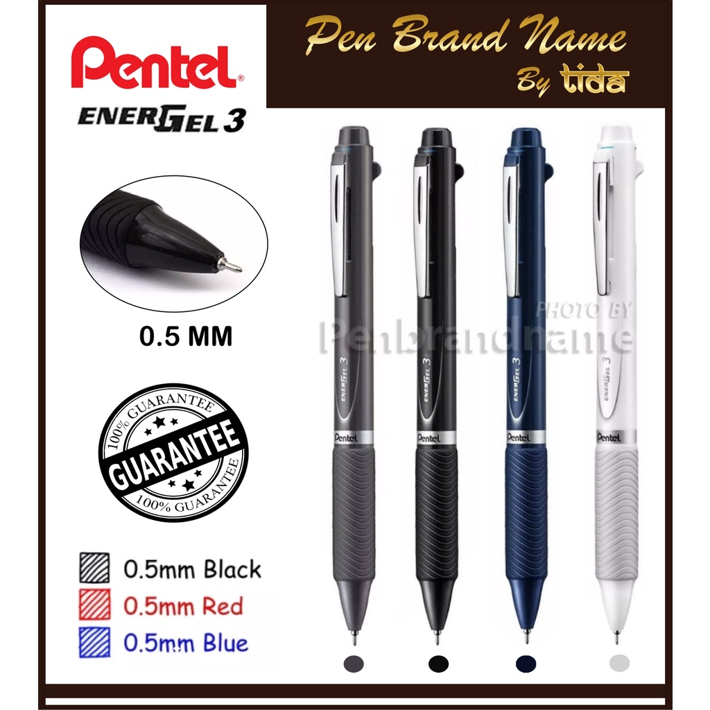 ปากกาเจล Pentel Energel3 Multi Function 3 ระบบ (3in1) ขนาด 0.5 MM | Shopee Thailand