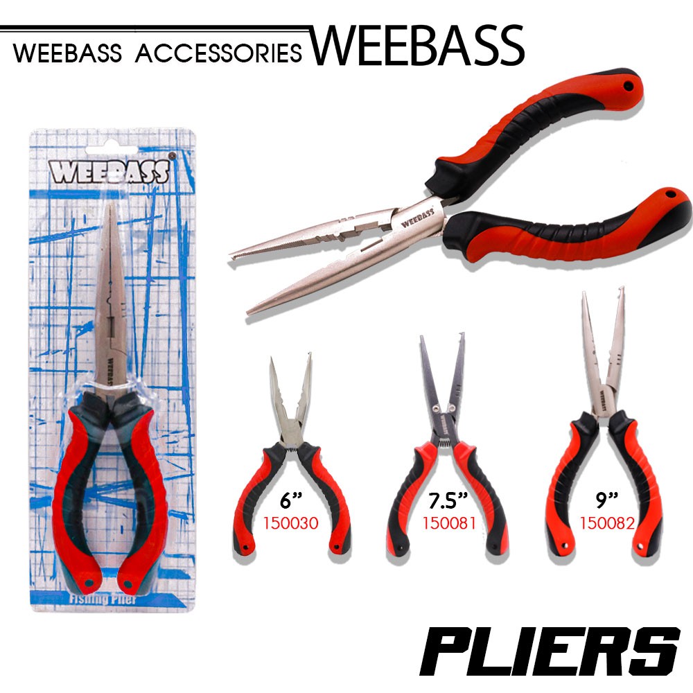 WEEBASS อุปกรณ์คีม - รุ่น SPLIT RING PLIERS คีม คีมปากแหลม คีมปลดสปริทริง คีมตัดสายพีอี | Shopee ...