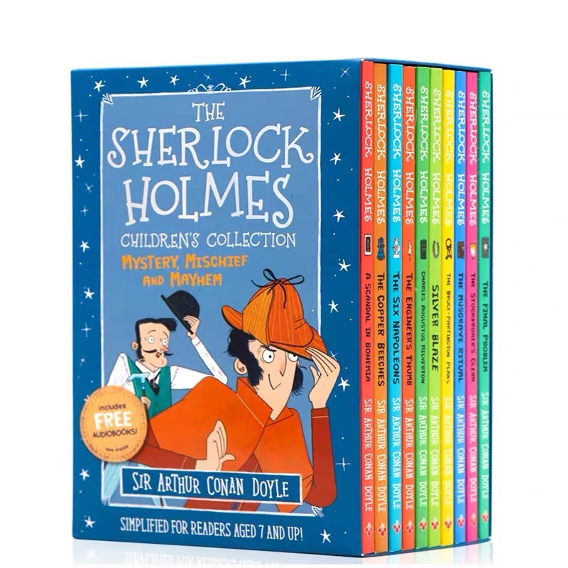 The Sherlock Holmes Children's Collection Series 1,2,3 (10 Book Box Set ...