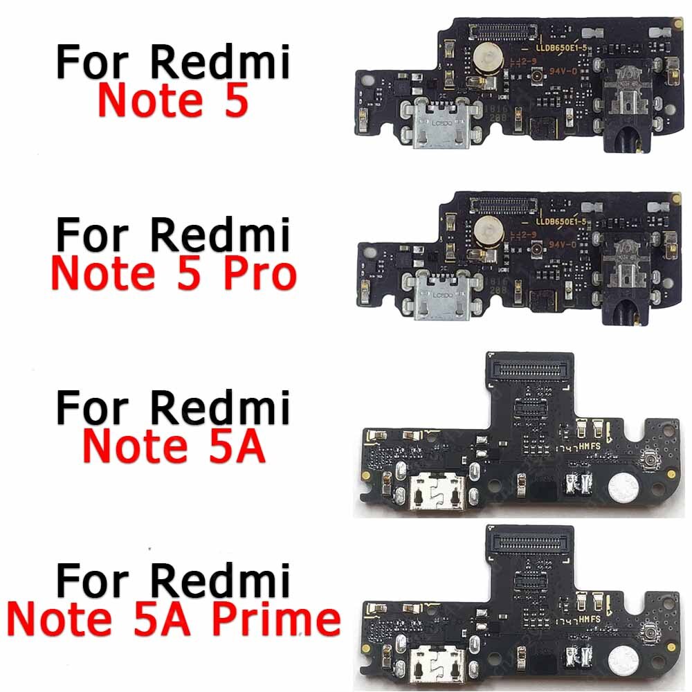 ชาร์จสําหรับ Xiaomi Redmi หมายเหตุ 5A Prime 5 Pro ชาร์จพอร์ตแผ่น Usb ...