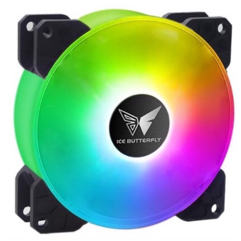 พัดลม ARGB SNOWMAN FAN 9CM COOLING FAN(ใช้ต่อกับกล่องรีโมทCOOLMAN หรือ ...