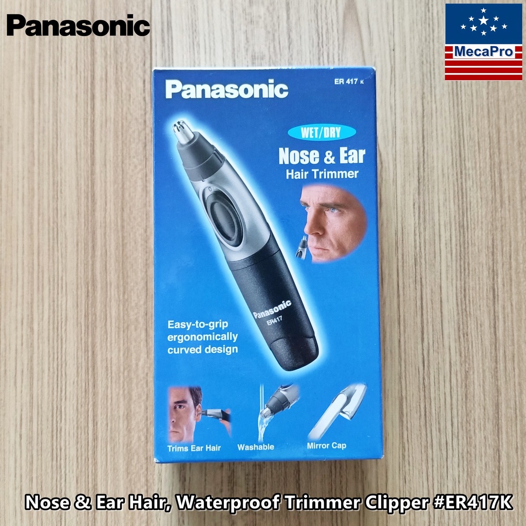 Panasonic® Nose & Ear Hair, Waterproof Trimmer Clipper #ER417K ...