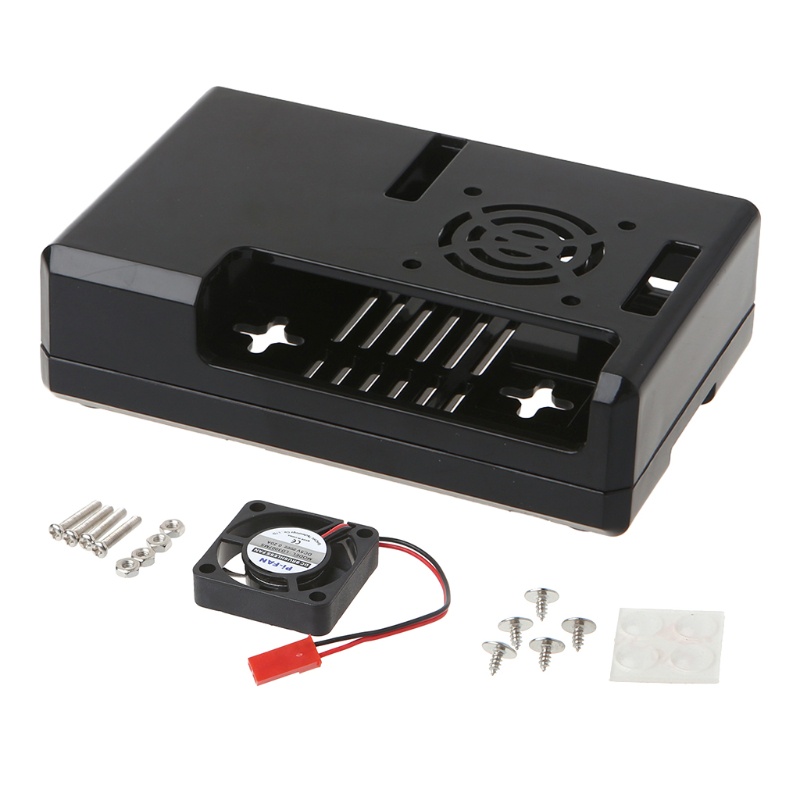 Bang เคสอะคริลิค Raspberry Pi 3 พร้อมพัดลมระบายความร้อน CPU และฮีทซิงค์ ...