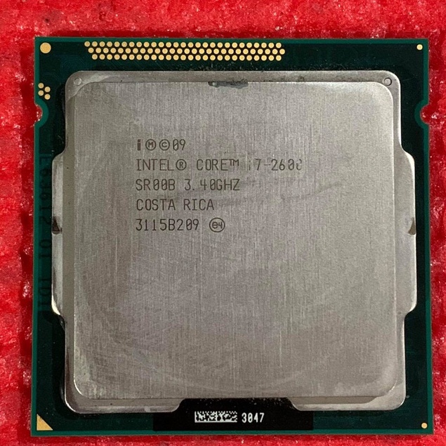 Intel Core i7-2600 Processor 3.4Ghz 8Mb Socket 1155+ ซิลิโคน+ชิ้งพัดลม ...
