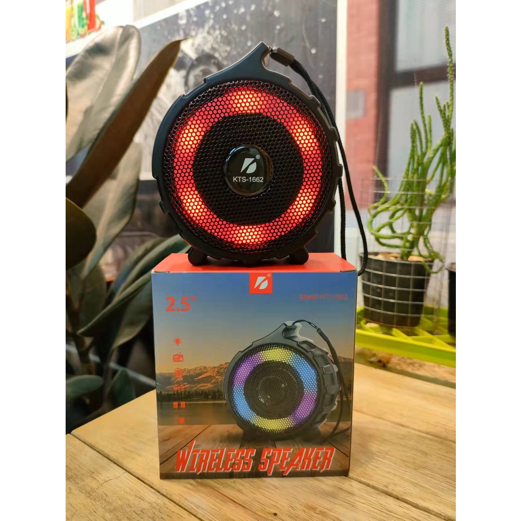 ลำโพงบลูทูธ KTS-1662 ดอก 2.5 นิ้ว ลำโพงไหม่2022 เสียงดี พกพา แถมสายห้อย | Shopee Thailand