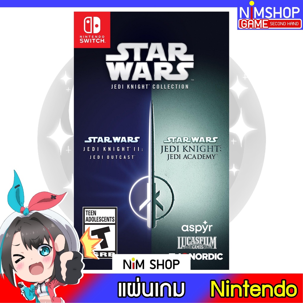 (มือ1) Nintendo Switch : Star Wars Jedi Knight Collection แผ่นเกม มือ ...