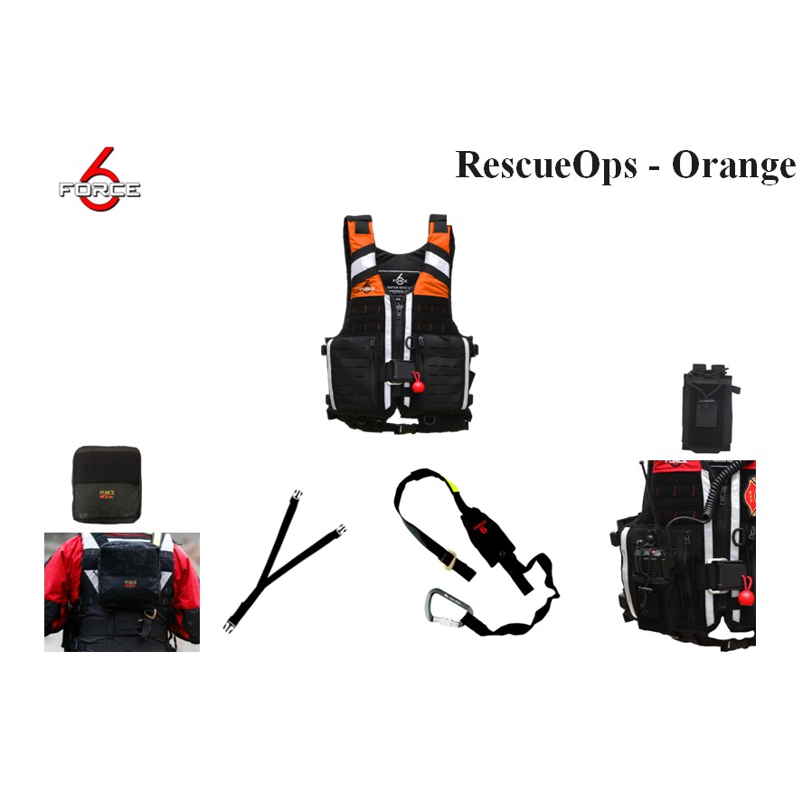 Force6 เสื้อชูชีพกระแสน้ำเชี่ยว Force 6 RescueOps PFD Personal ...