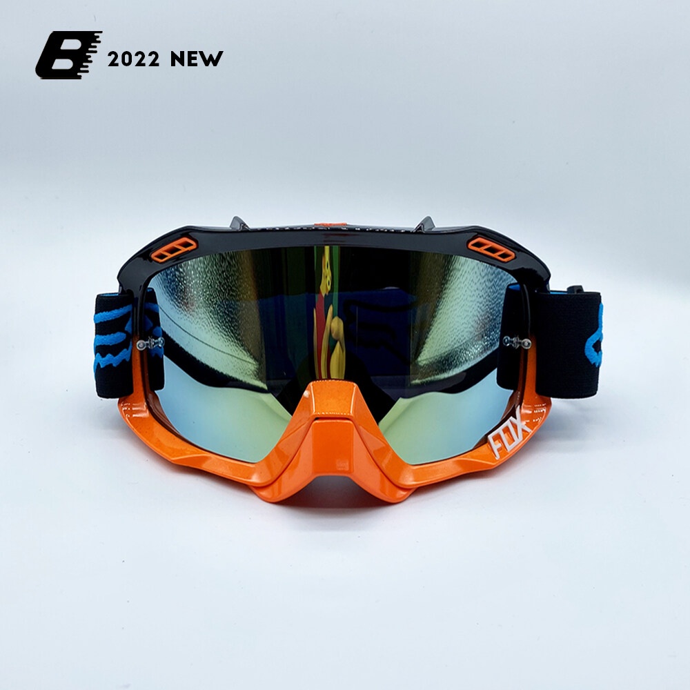 FOX Motocross Goggles แว่นตาปั่นจักรยาน แว่นตาสกี Windproof กันน้ำ กันฝุ่น กันตก กัน UVแว่นตากัน ...