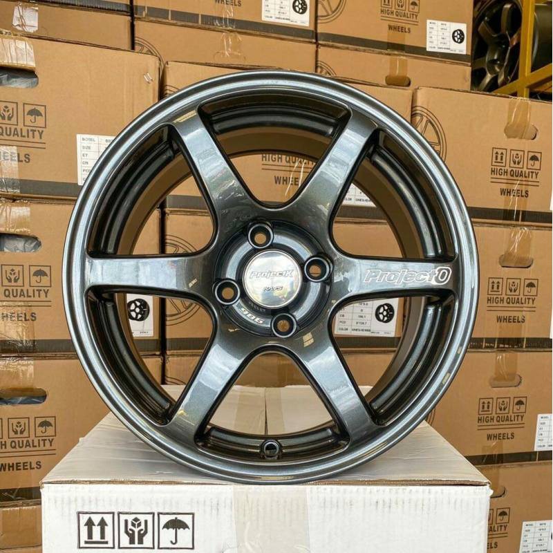 ล้อแม็กใหม่ Project D - ขอบ15 - ( 15 x 4 รู ) หน้ากว้าง 7 x 7 ET35 งานKAYS | Shopee Thailand