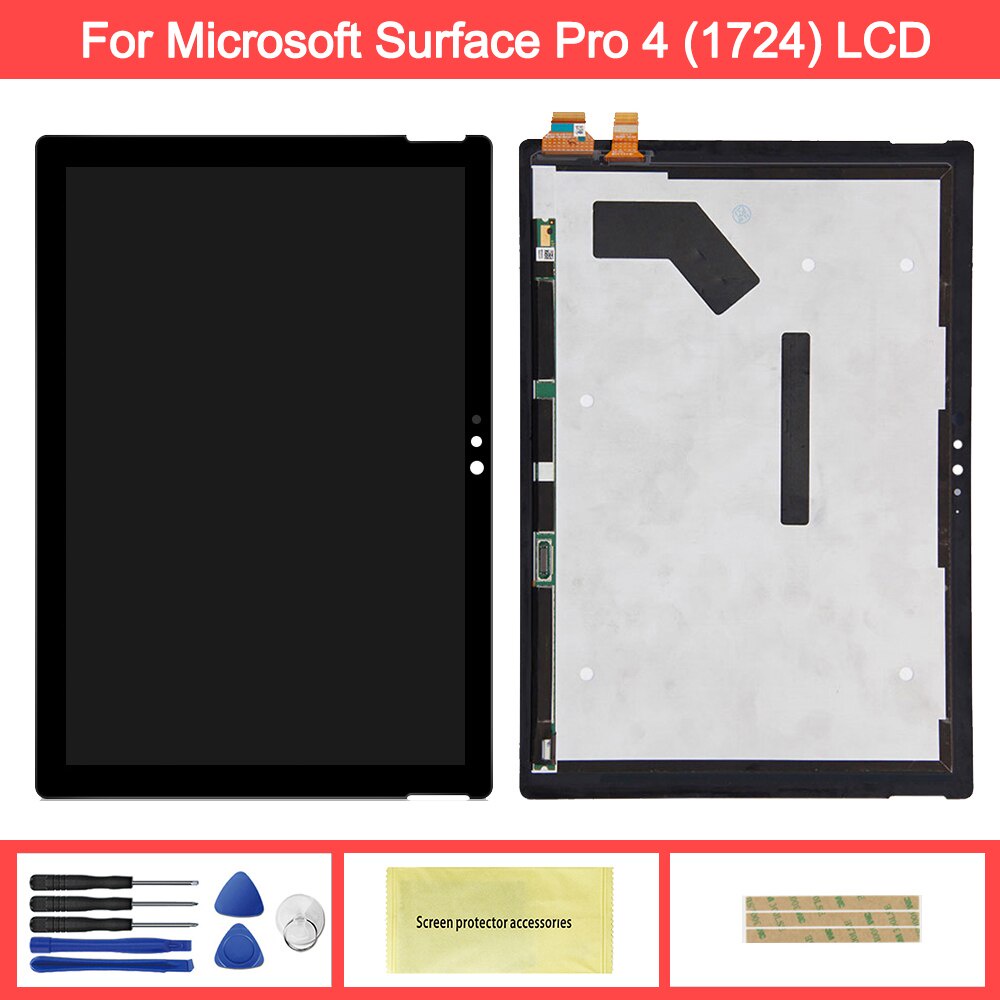 จอแสดงผลสําหรับ MicroSoft Surface Pro 4 1724 จอแสดงผล LCD Touch Screen Digitizer Assembly ...