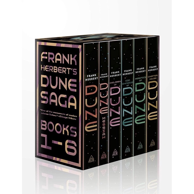 Dune Boxset 1-6 Frank Herbert's Dune Saga 6-Book Boxed Set | Shopee ...