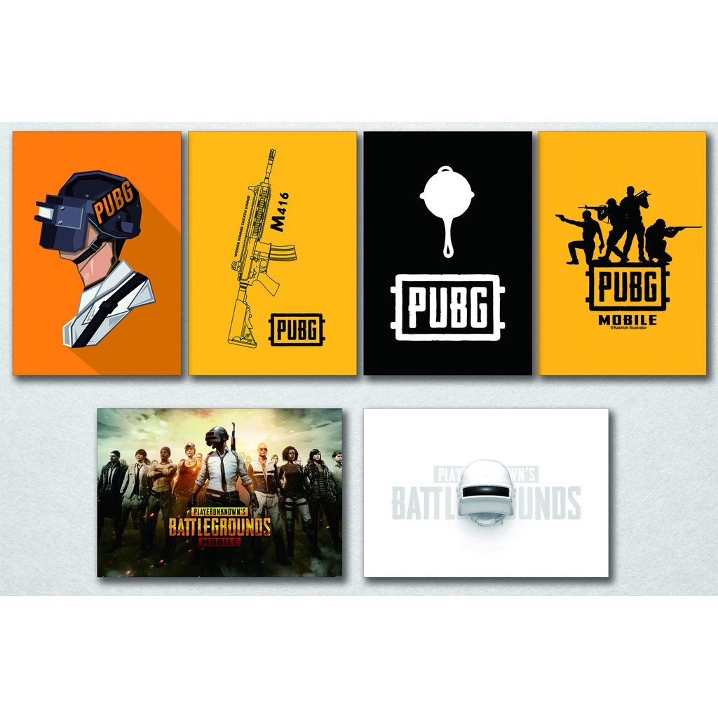 Hiasan DINDING Grits WALL DECOR GAME PUBG PC/MOBILE FOR ROOM (ขนาด A4 ...