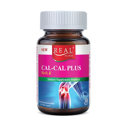 REAL CAL-CAL PLUS VIT D,K 30 เม็ด | Shopee Thailand