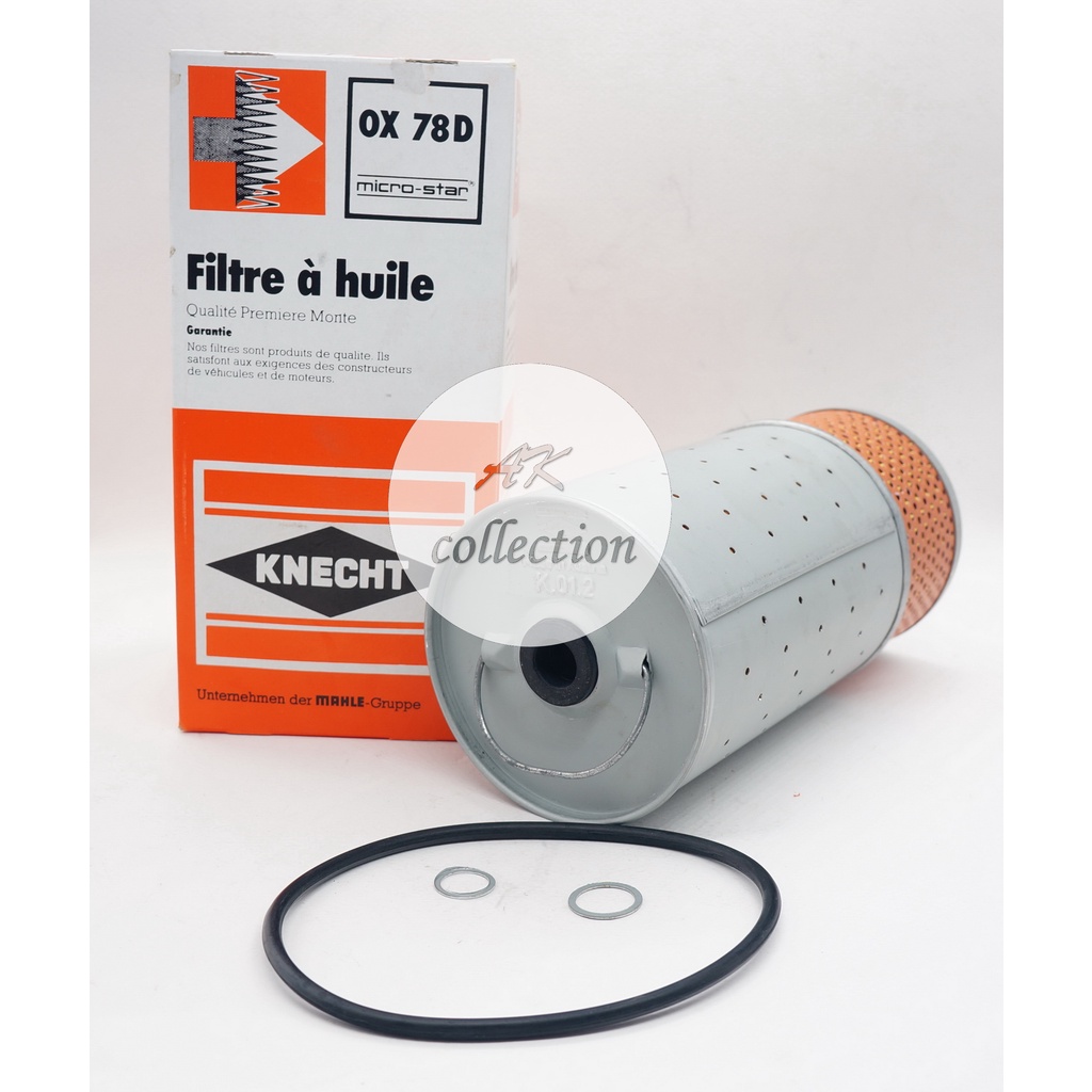 Benz กรองน้ำมันเครื่อง oil filter KNECHT OX78D เครื่องOM617 OM615 OM616 ...