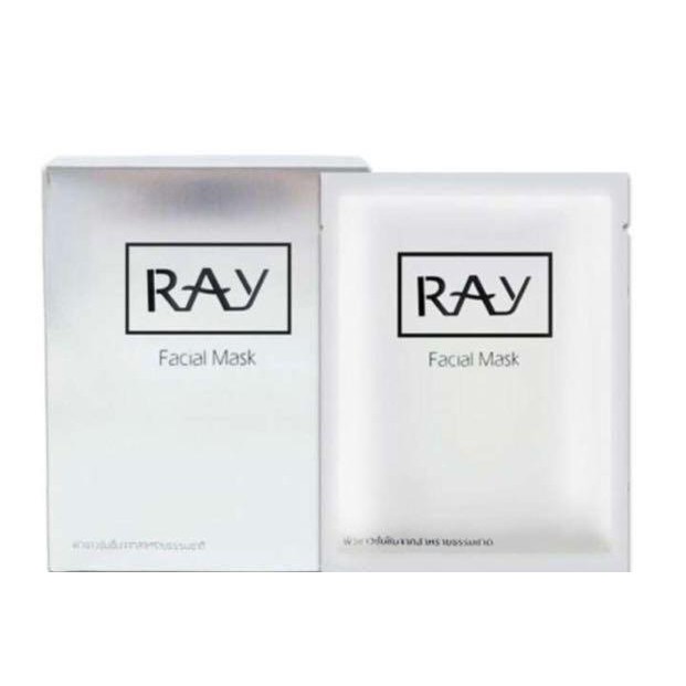 มาร์คหน้า RAY (Ray facial mask) สีเงิน 1 แผ่น (แบ่งขาย) พร้อมส่ง（RAY ...