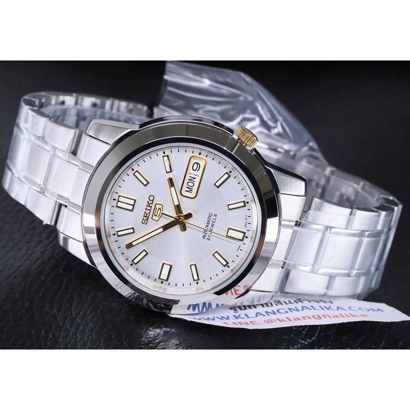 นาฬิกาข้อมือ Seiko 5 Automatic รุ่น SNKK09K1 | Shopee Thailand