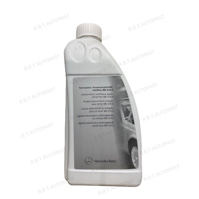 BENZแท้ น้ำยาหม้อน้ำ 1.L(สีฟ้า) เข้มข้น เบอร์ 000 989 08 25 10(MB325.0 ...
