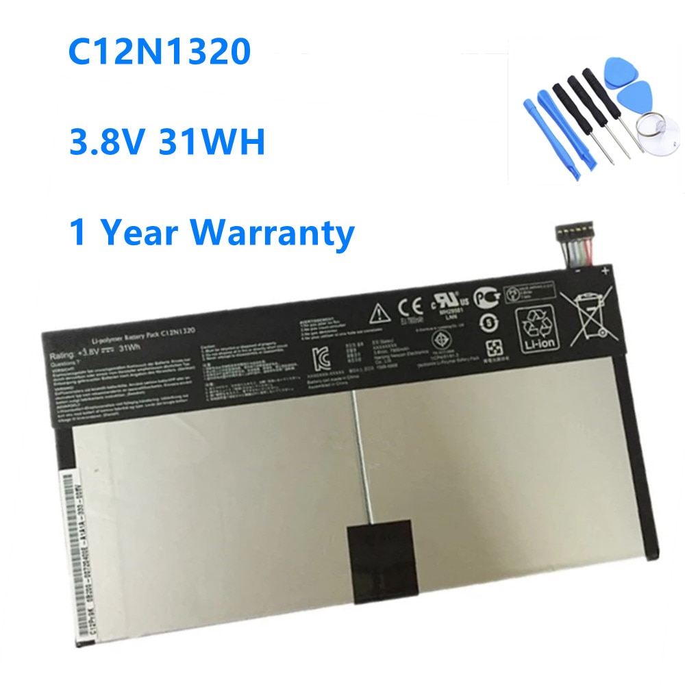 แล็ปท็อปแบตเตอรี่ C12N1320สำหรับ ASUS Transformer Book T100T T100TA ...