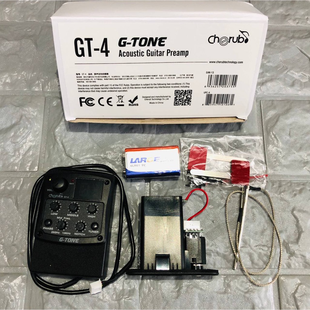 ปิ๊คอัพกีตาร์โปร่ง G-Tone GT-4 ของแท้ มีบริการเก็บเงินปลายทาง | Shopee ...