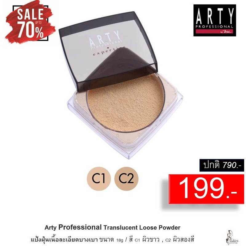 Arty professional translucent loose powder | Shopee Thailand