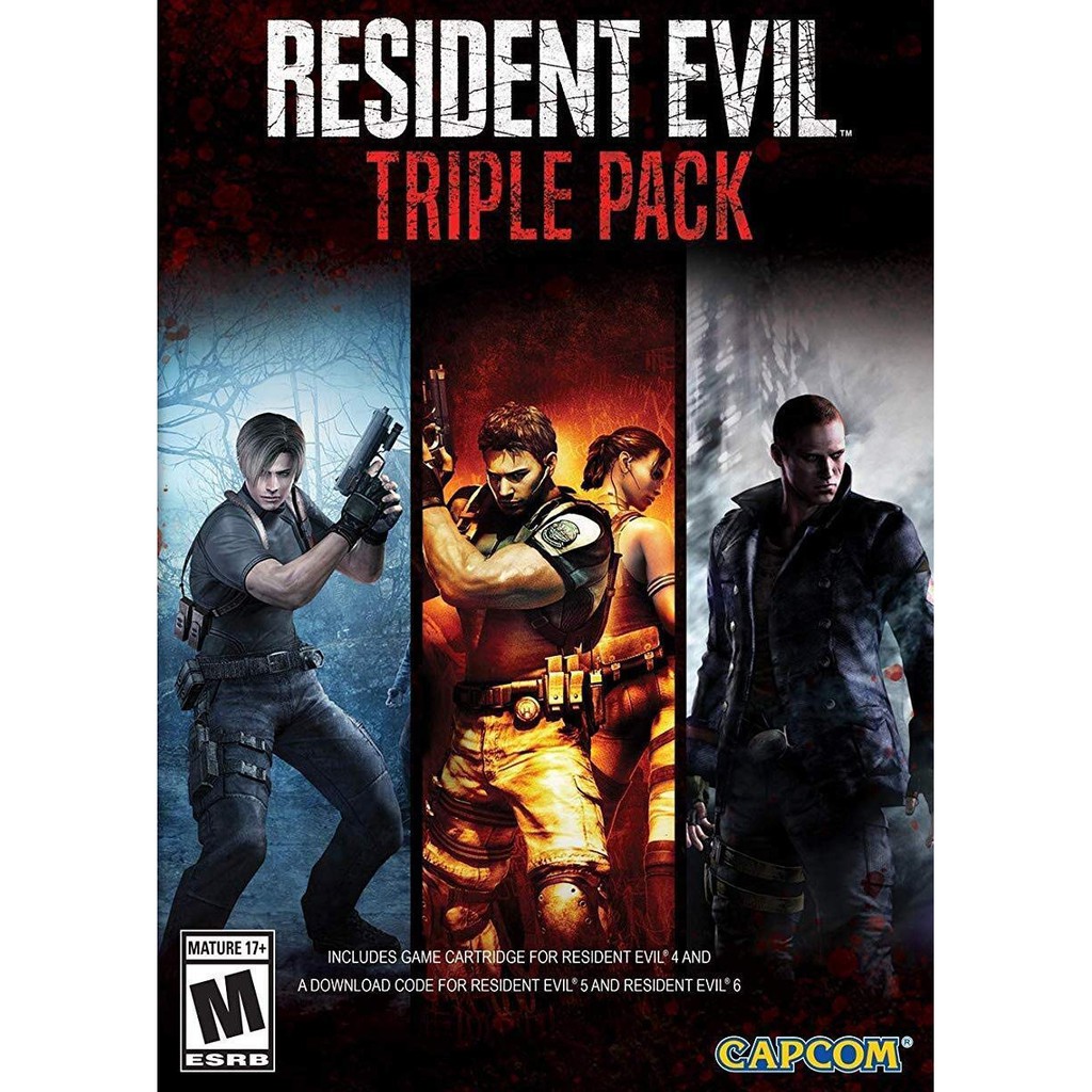RESIDENT EVIL TRIPLE PACK (ภาค 4 5 6) (PC GAME) USB Flash drive ...