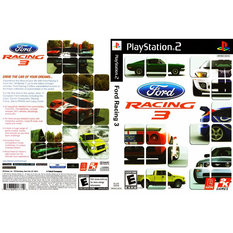 FORD RACING 3 [PS2 US : CD 1 Disc] | Shopee Thailand