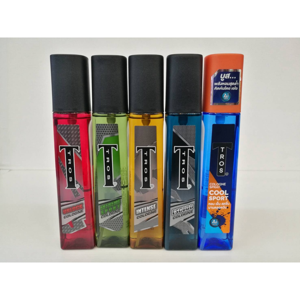 TROS COLOGNE ( 100 มล. ) ทรอส โคโลญระงับกลิ่นกาย มี 5 สูตร | Shopee ...
