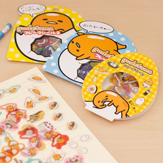 สติ๊กเกอร์กันน้ำลายgudetamaและsumeko | Shopee Thailand