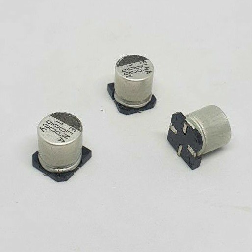 capacitor กระป๋องเงิน smd 100uf 50v 25v 16v 10v | Shopee Thailand
