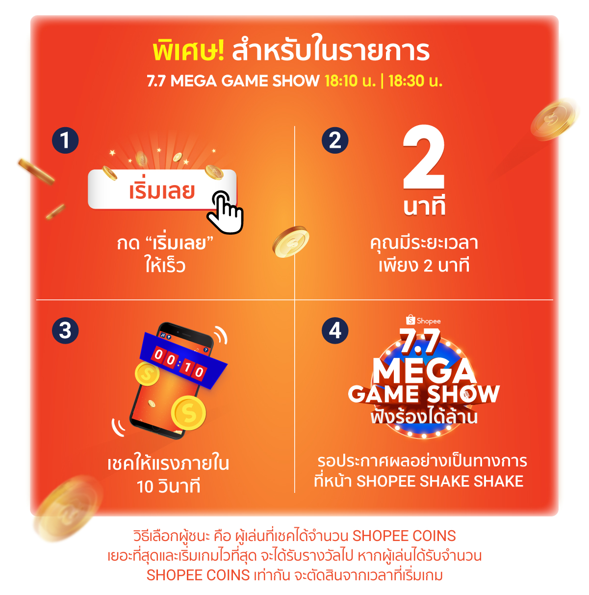 Shopee Shake Shake | รับ Coins และรางวัลมากมาย!