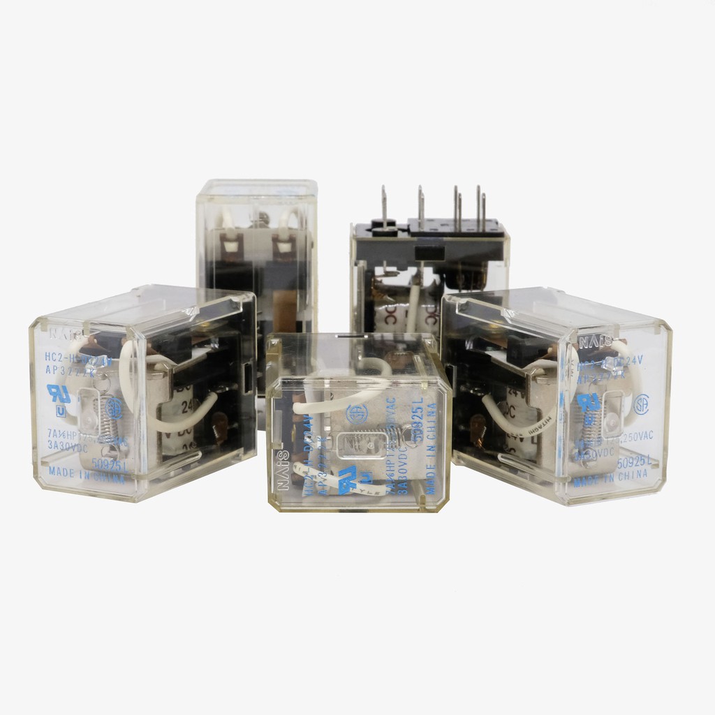 Spa รีเลย์เอนกประสงค์ Relay 24 VDC , 250 VAC 7A 2 Form แพ็ค 2 ชิ้น ...
