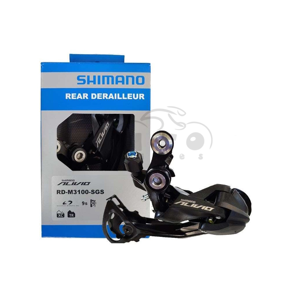 ตีนผี Shimano ALIVIO RD-M3100-SGS 9 สปีด มีกล่อง | Shopee Thailand