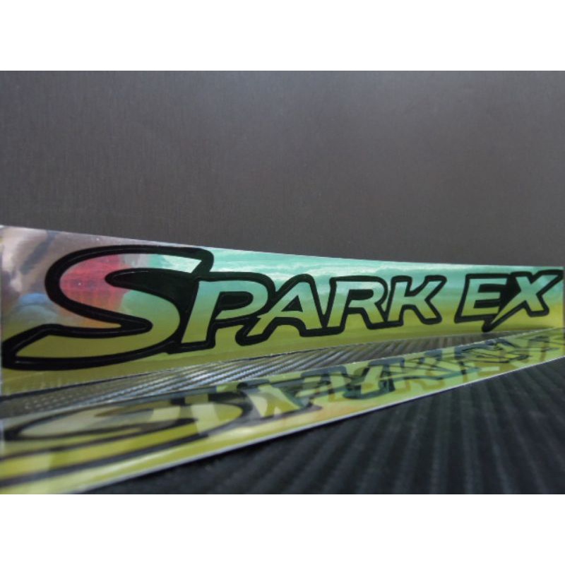 สติ๊กเกอร์ดั้งเดิมติดประตูรถ ISUZU DRAGON ปี 2000 - 2001 คำว่า SPARK EX ...