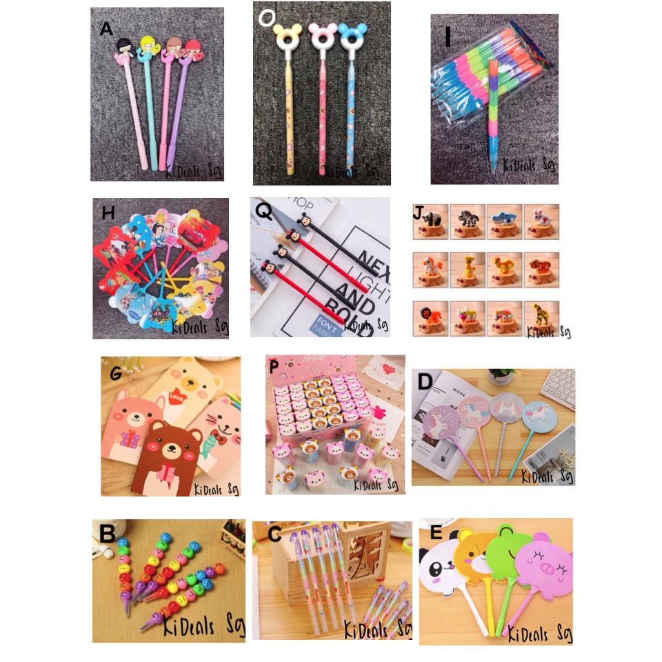 [SG Seller] Kids Birthday Goodie Bag Fancy Stationery and children ...