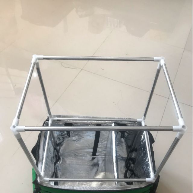 โครงกระเป๋าแกร็บ เหล็กดันทรงแกบ goad FOOD ²⁶ ล. V²,😊🙏⭐⭐⭐⭐⭐จัดส่งเร็ว ...