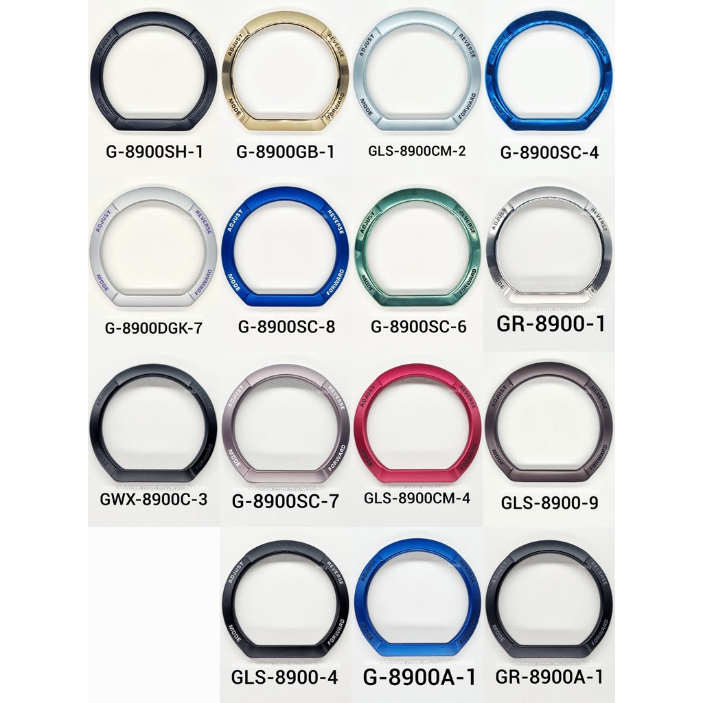 CASIO G-SHOCK ภายใน BEZEL RING GLS8900 GW8900 GWX8900 G8900 GR8900 ...