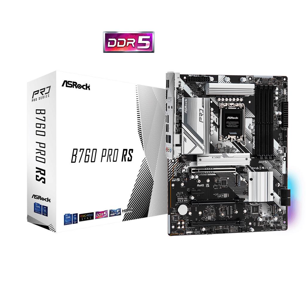ASROCK B760 Pro RS LGA1700 DDR5 HDMI, DisplayPort, eDP ATX MAINBOARD ...